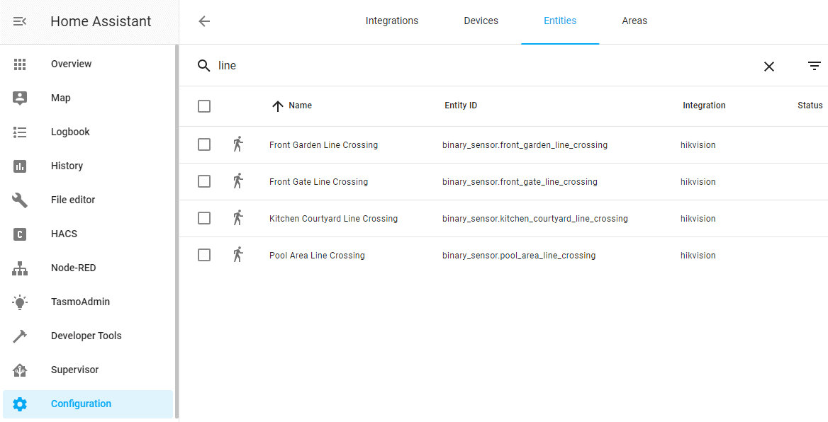 How to Connect Surveillance Camera Line Cross Sensors to Home Assistant ...